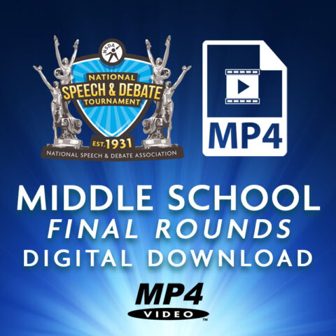 Middle School Nationals Final Round Digital Downloads 2012-2025 | NSDA ...