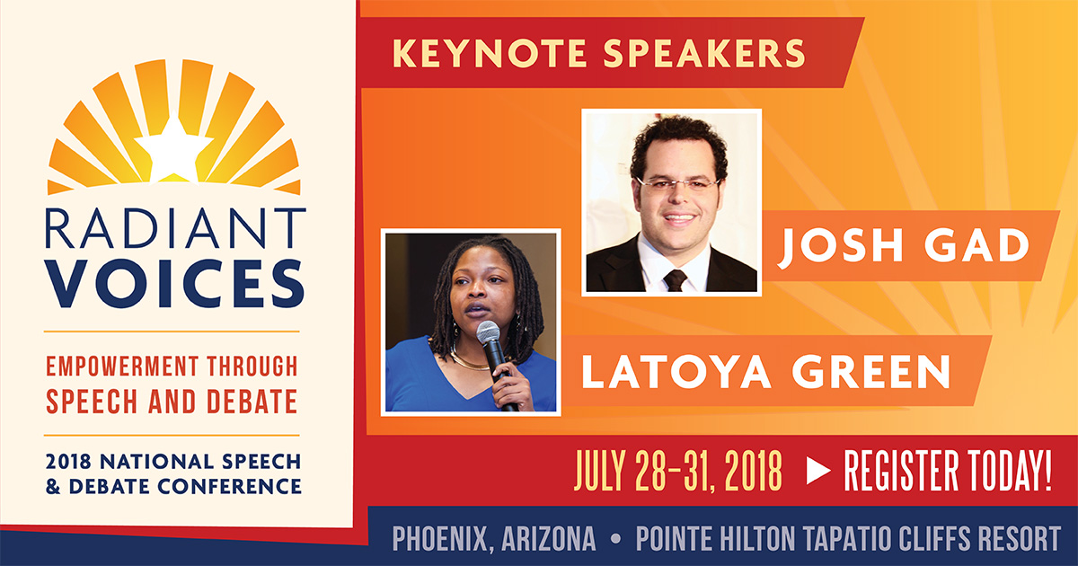 National Speech & Debate Association | Connect. Support. Inspire.