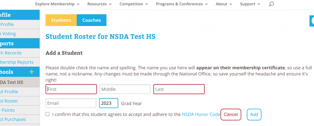 Frequently Asked Questions | National Speech & Debate Association