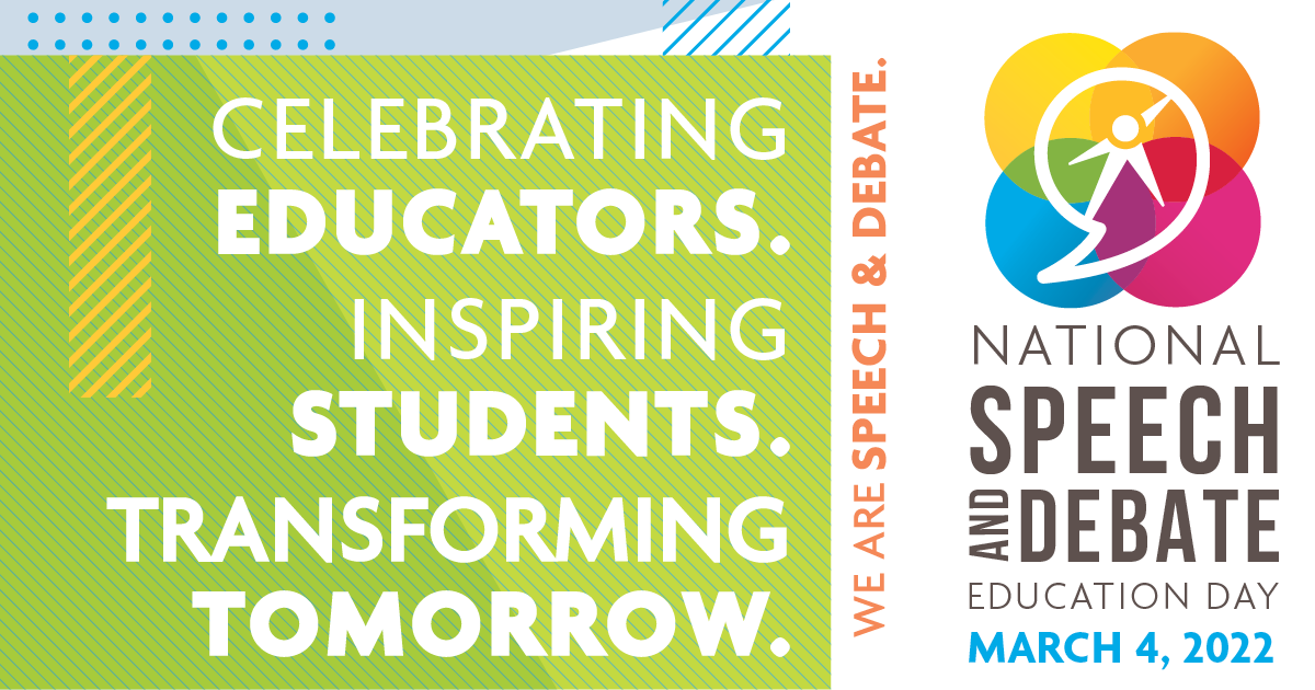 National Speech and Debate Education Day | National Speech & Debate ...