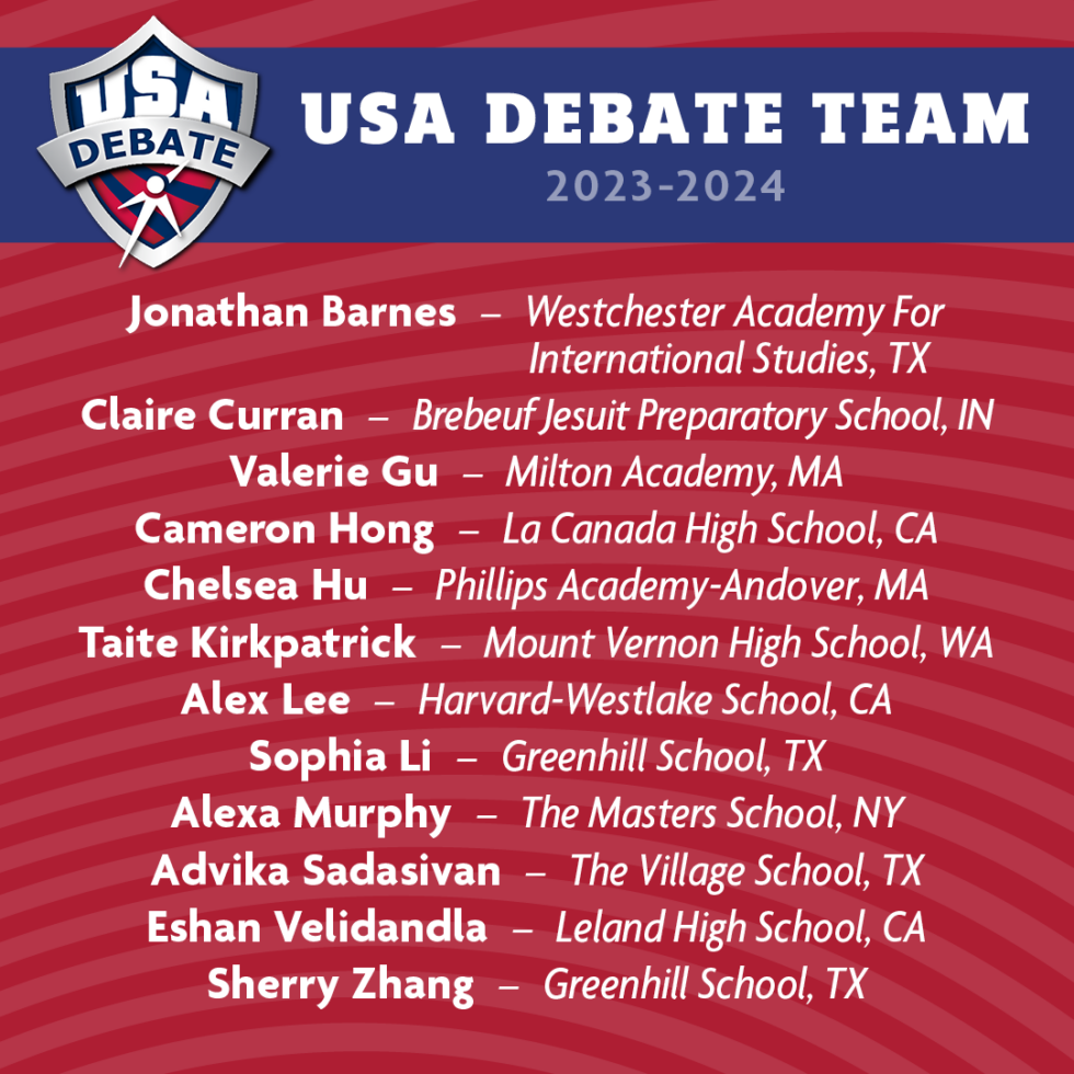 USA Debate | National Speech & Debate Association