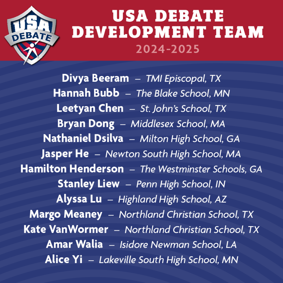 USA Debate | National Speech & Debate Association