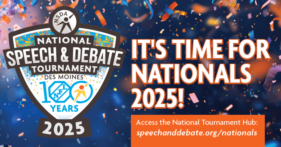National Speech & Debate Association | Connect. Support. Inspire.