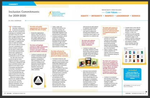 NSDA Positions and Past Commitments | National Speech & Debate Association