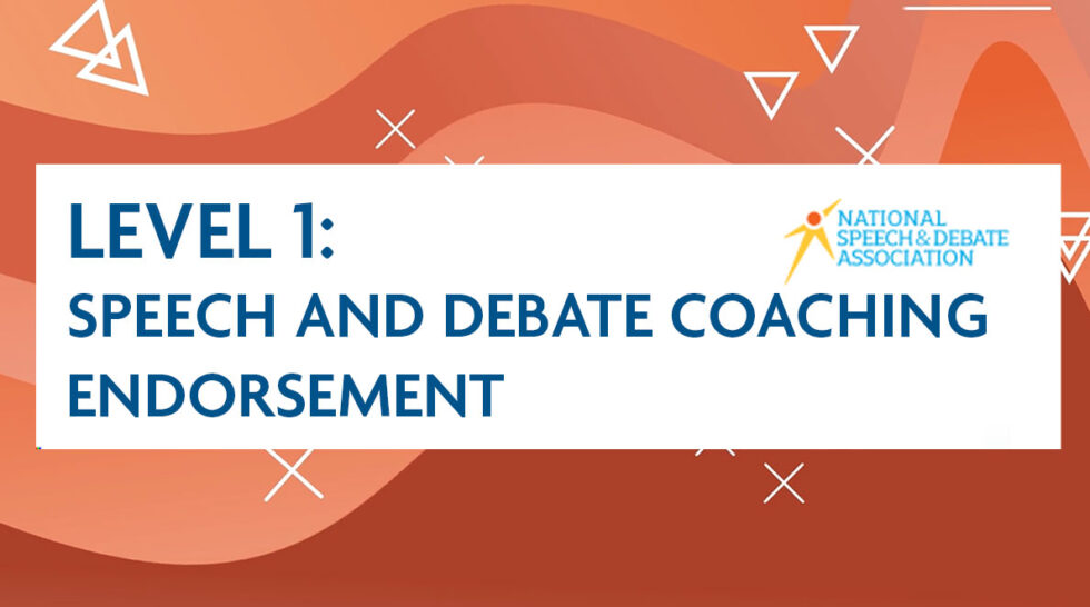 Professional Development | National Speech & Debate Association