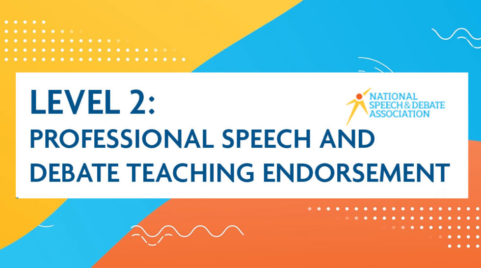 Professional Development | National Speech & Debate Association
