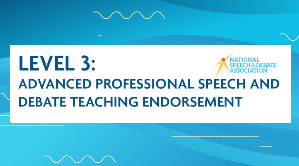 Professional Development | National Speech & Debate Association