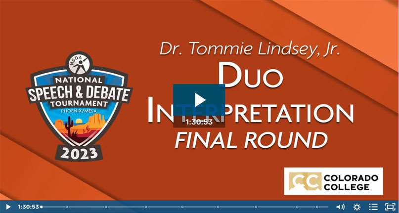 Coaching Speech | National Speech & Debate Association