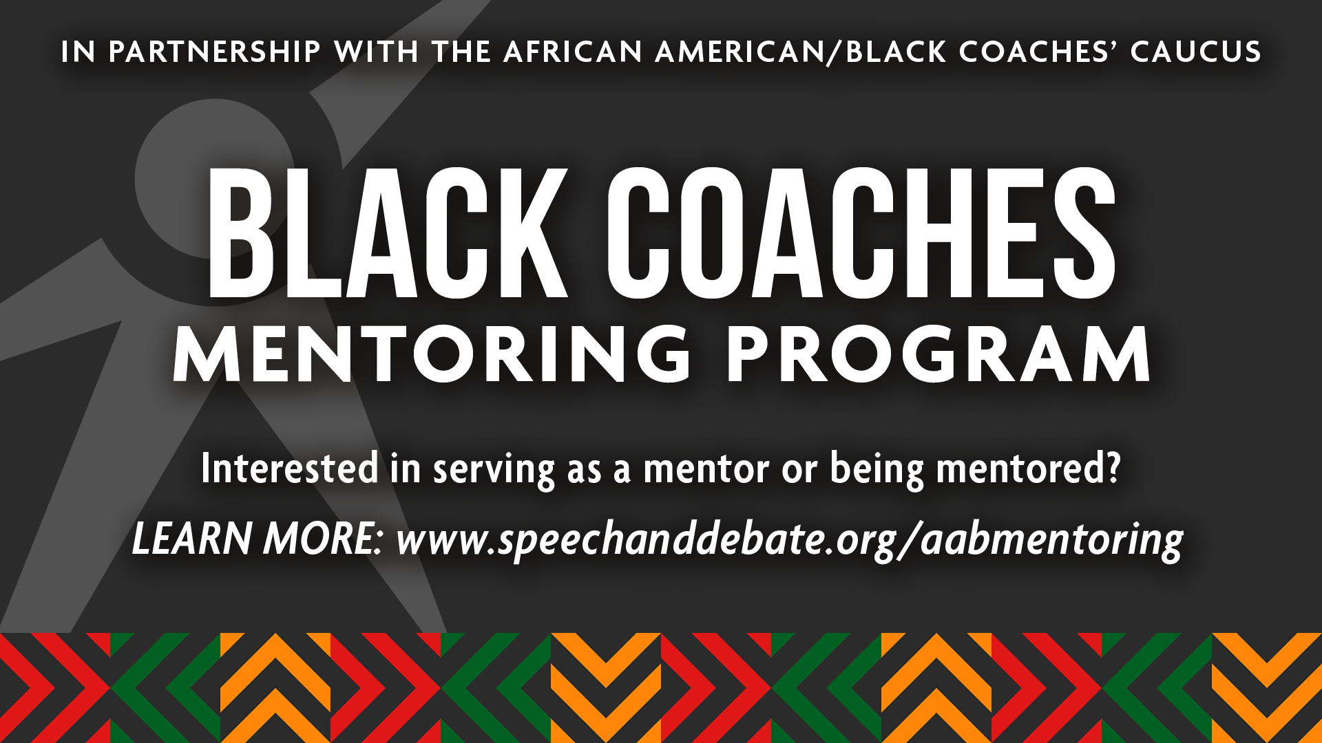 African American/Black Coaches’ Mentoring Program | National Speech ...