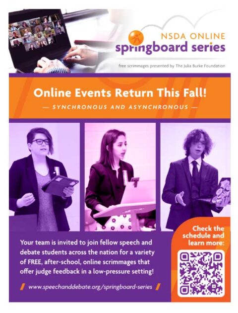 Advocacy | National Speech & Debate Association