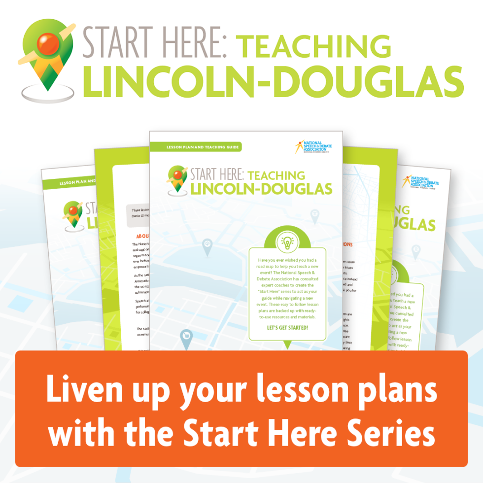Start Here: Teaching Lincoln-Douglas | National Speech & Debate Association